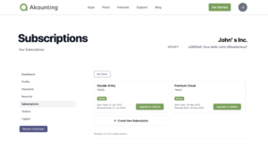 The Account Dashboard - Help Center - Akaunting
