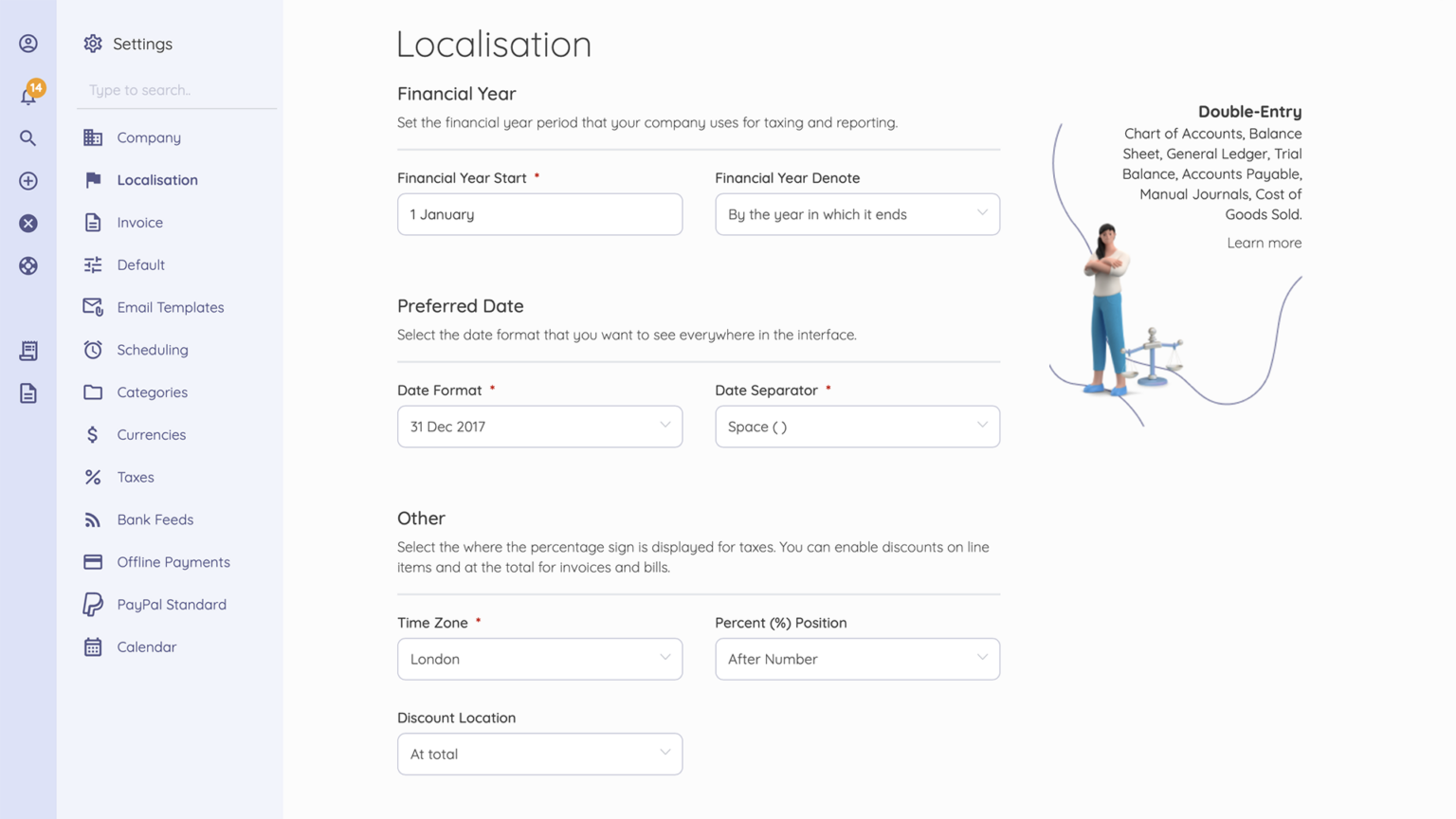 Localization - Help Center - Akaunting