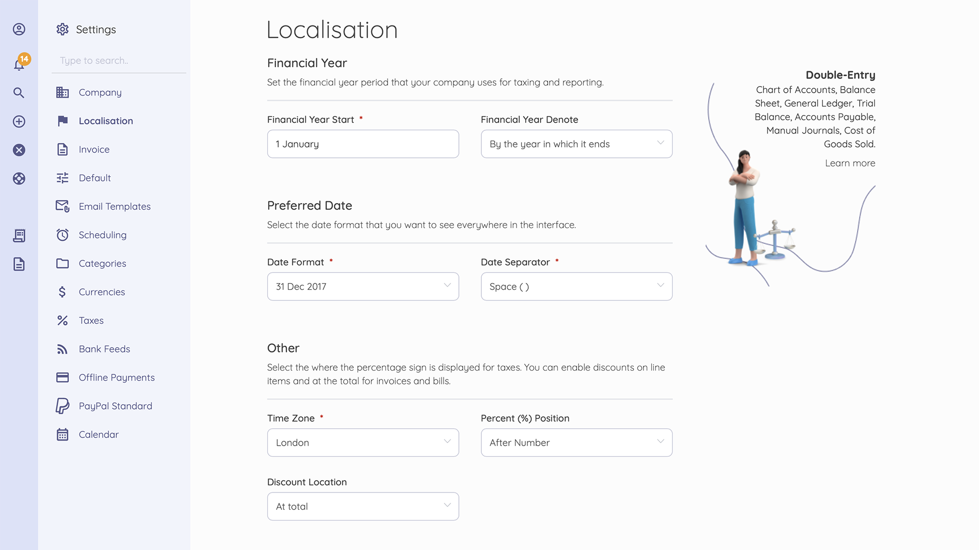 Localization - Help Center - Akaunting