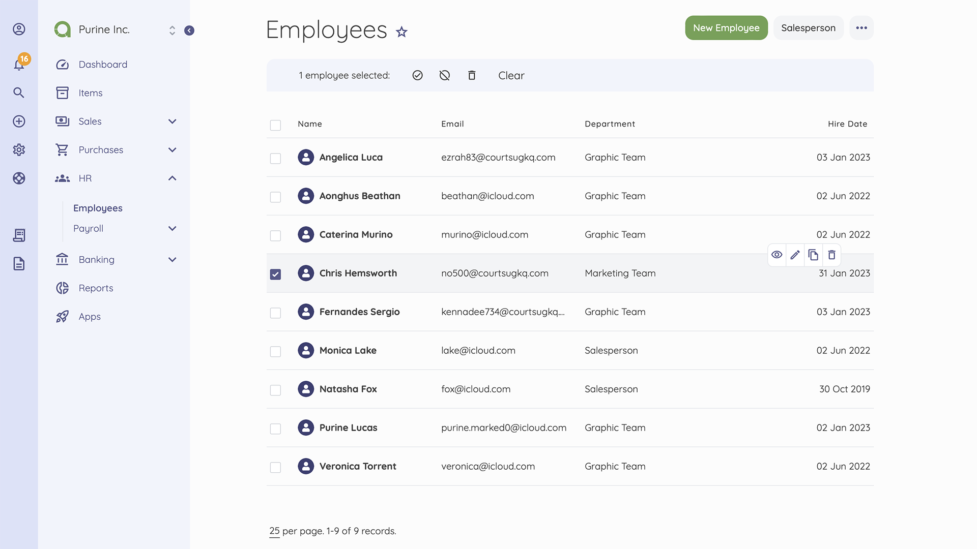 Managing Employees - Help Center - Akaunting