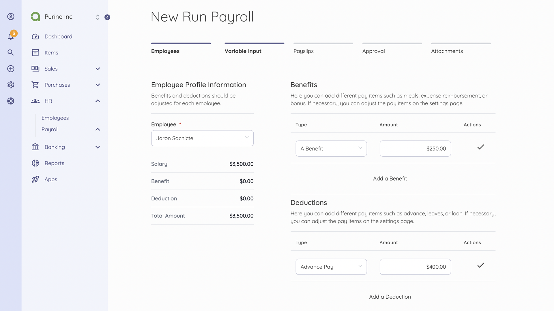 Running Payroll - Help Center - Akaunting