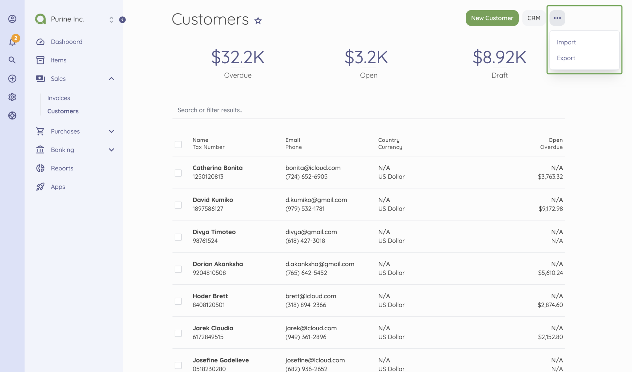 Importing Customer list to Akaunting - Help Center - Akaunting