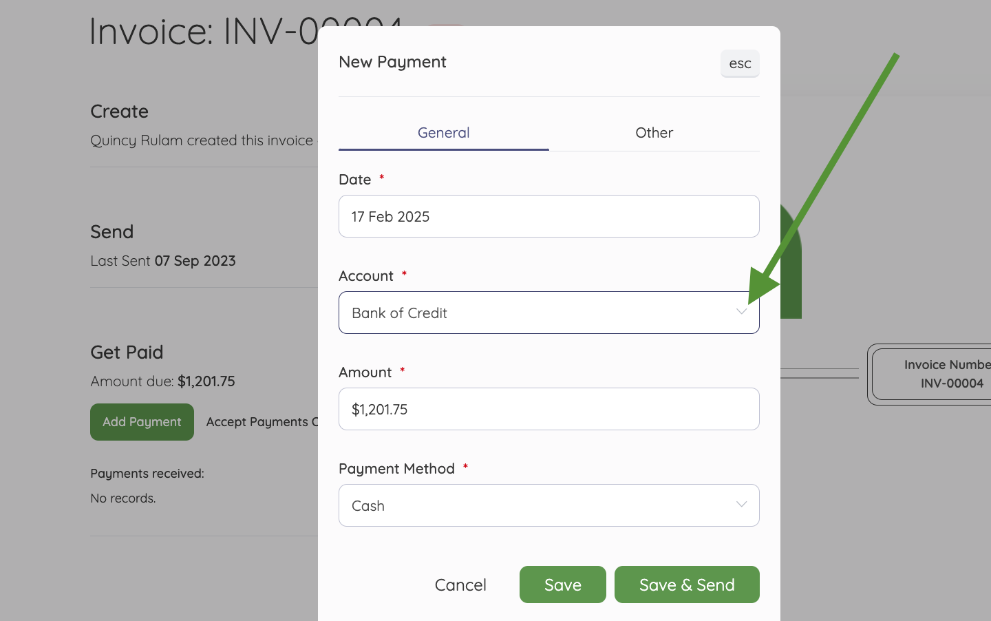 Managing Payment Accounts - Help Center - Akaunting